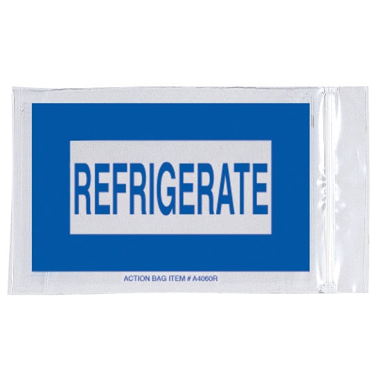 12W x 15L, 2 Mil Refrigerate Zip Bags | Action Packaging