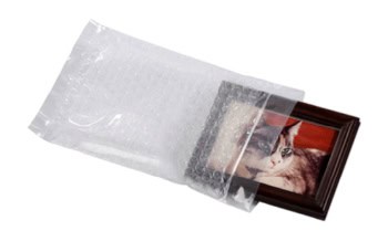 4W x 8L, 6 Mil Bubble Zip Bags | Action Packaging